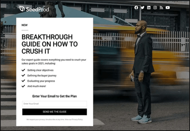 Clear Guide to Better Squeeze Page Examples - INK
